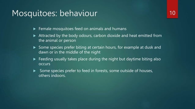 Vectors mosquites of Human Parasite.pptx