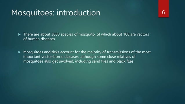 Vectors mosquites of Human Parasite.pptx