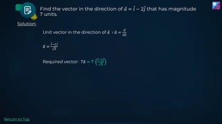 Class 12 vector notes jee mains and advance | PDF
