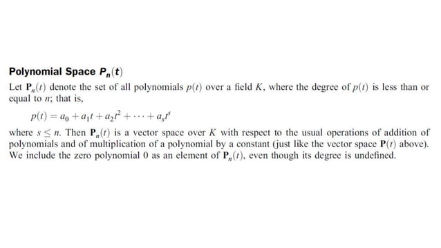 Definition Vector space | PPT
