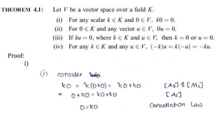 Definition Vector space | PPT