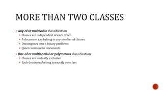 Vector space classification | PPTX
