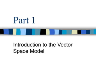 vectorSpaceModelPeterBurden.ppt