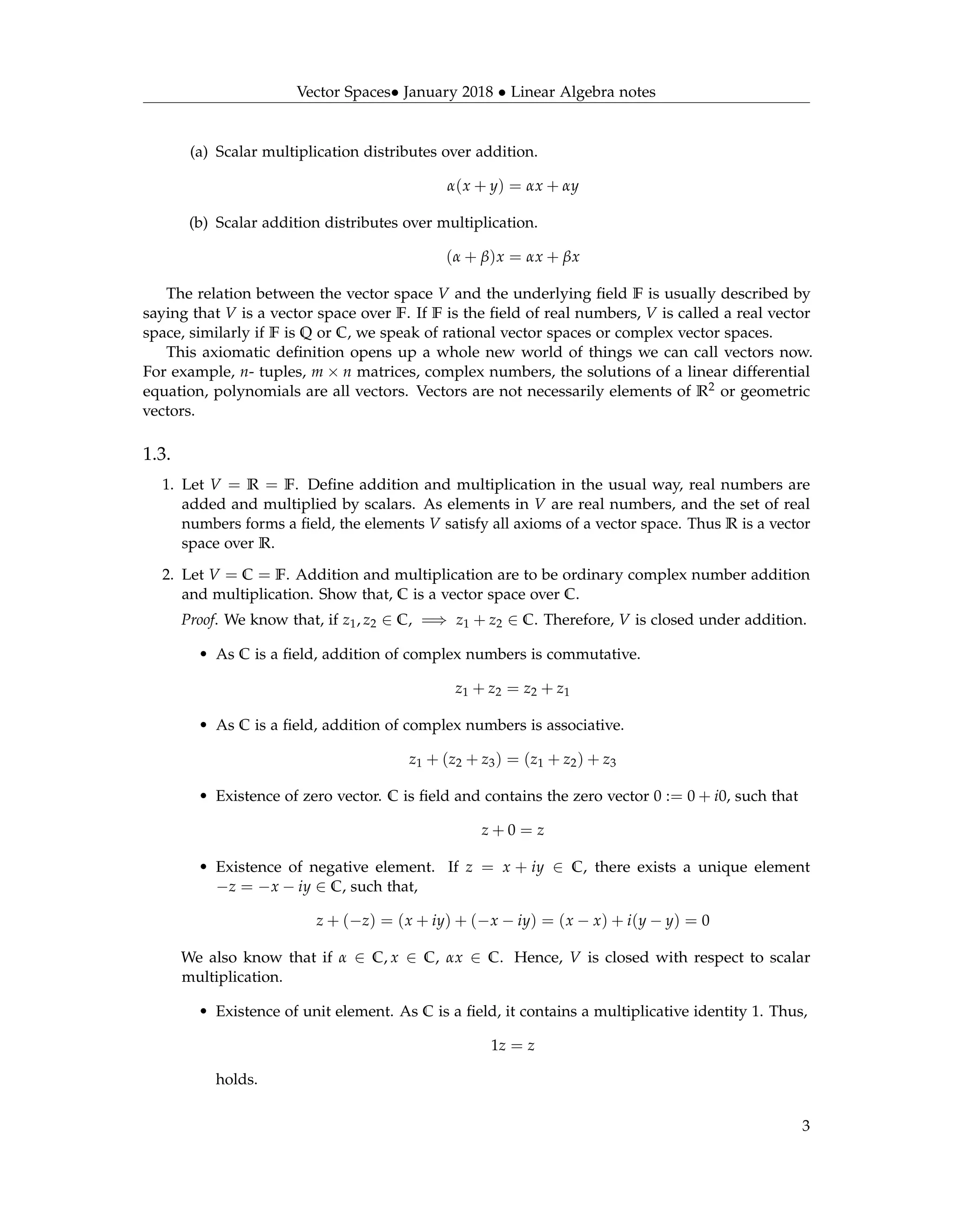 Vector Spaces Pdf Programming Languages Computing