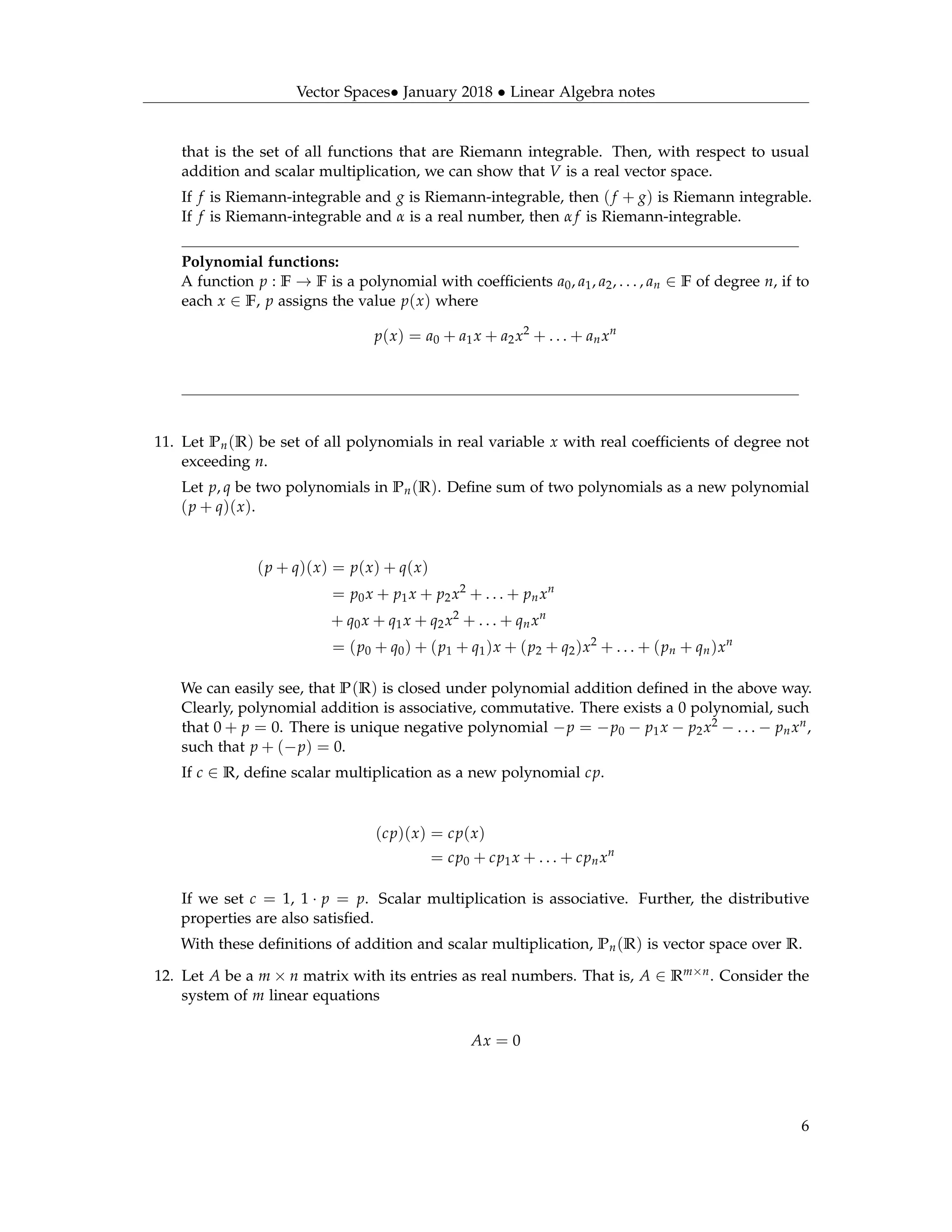 Vector spaces | PDF