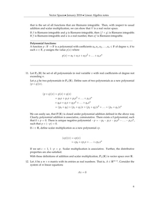 Vector spaces | PDF