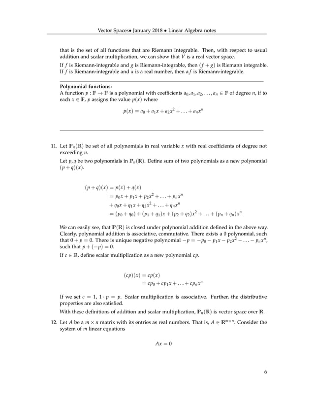 Vector spaces | PDF | Programming Languages | Computing