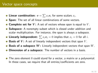 vector spaces notes.pdf