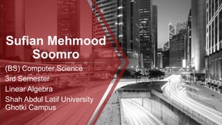 Vector Space & Sub Space Presentation | PPTX