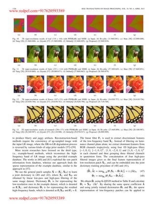Vector sparse representation of color image using quaternion matrix analysis | PDF