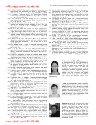 Vector sparse representation of color image using quaternion matrix analysis | PDF