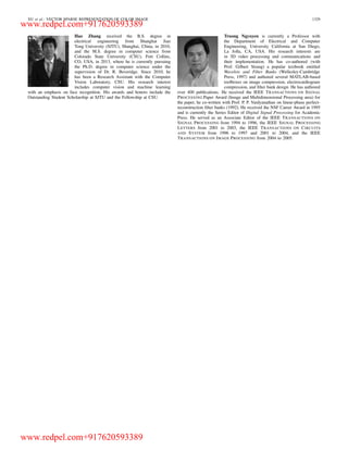 Vector sparse representation of color image using quaternion matrix analysis | PDF