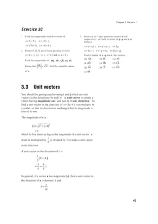 Vectors questions core maths alevel | PDF