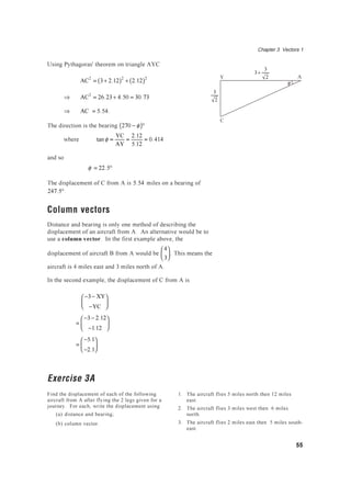 Vectors questions core maths alevel | PDF