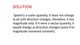 Vectors, scalars, and coordinate systems | PPTX