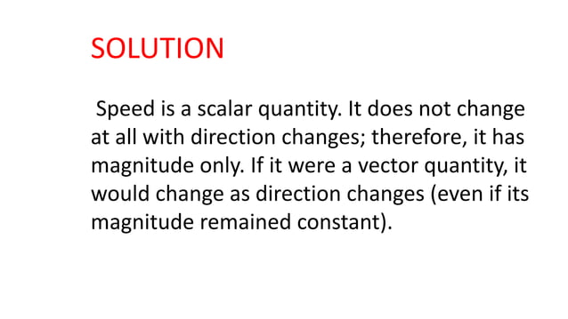 Vectors, scalars, and coordinate systems | PPTX | Physics | Science