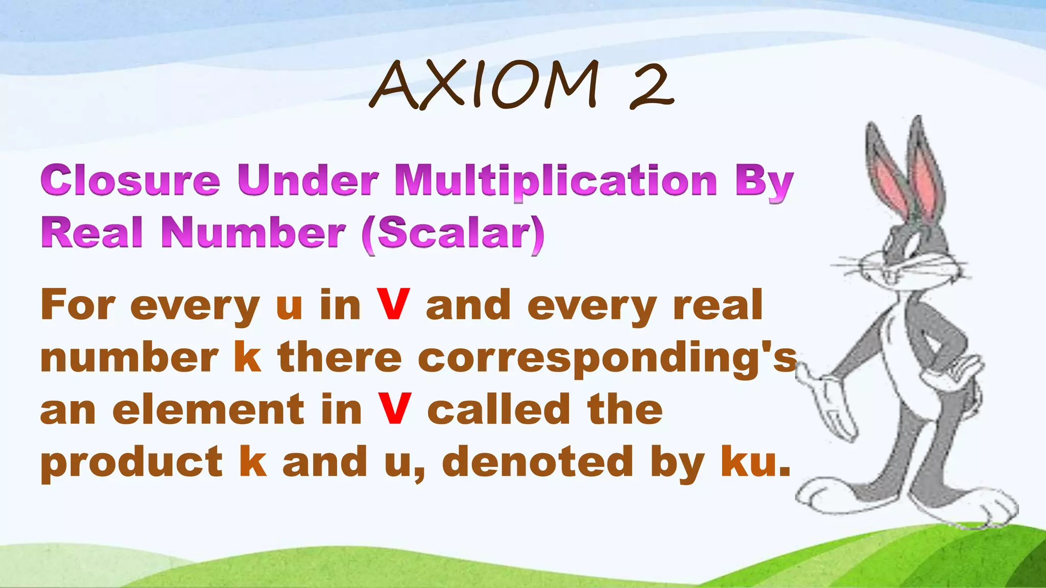 Vectors Space Definition With Axiom Classification Ppt