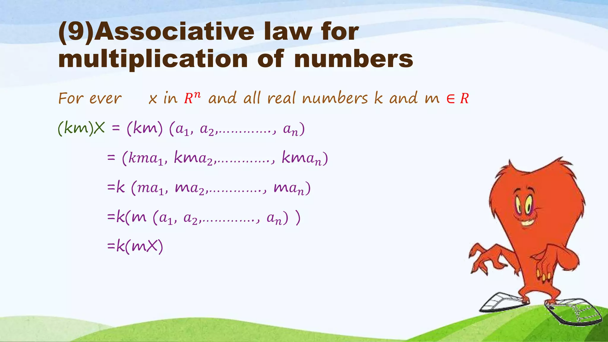 Vectors Space Definition With Axiom Classification Ppt