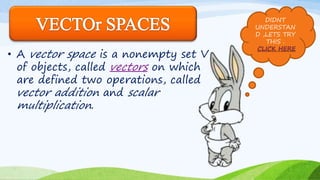 Vectors space definition with axiom classification | PPT