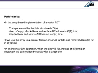 Vectors,squence & list | PPTX