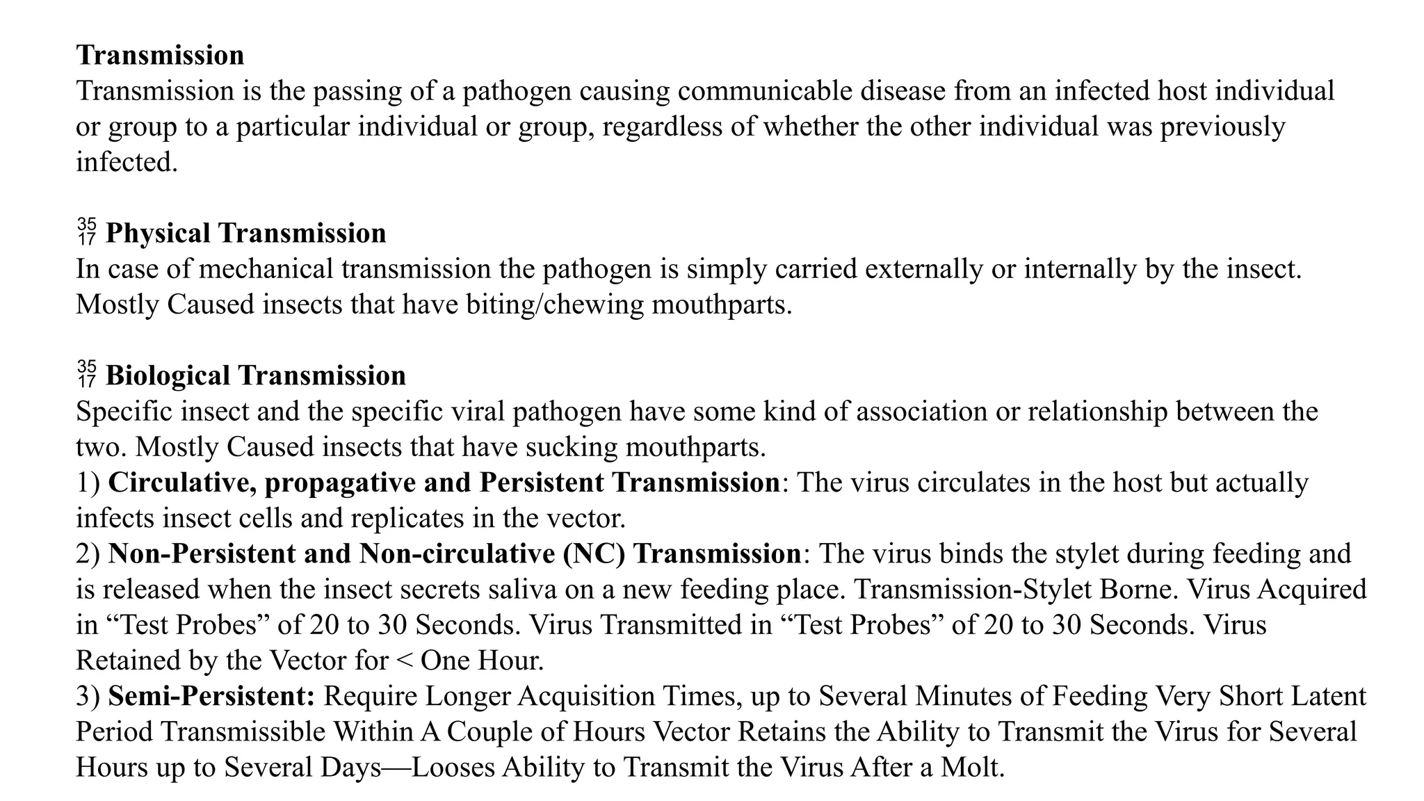 Vector transmission of plant diseases.pptx