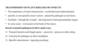 Vector transmission of plant diseases.pptx