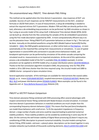 VECTOR VS PIECEWISE-LINEAR FITTING FOR SIGNAL AND POWER INTEGRITY SIMULATION | PDF | Technology ...