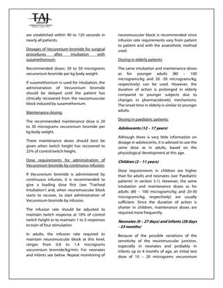 Vecuronium bromide 4mg, and 10mg powder for solution for injection SmPC ...