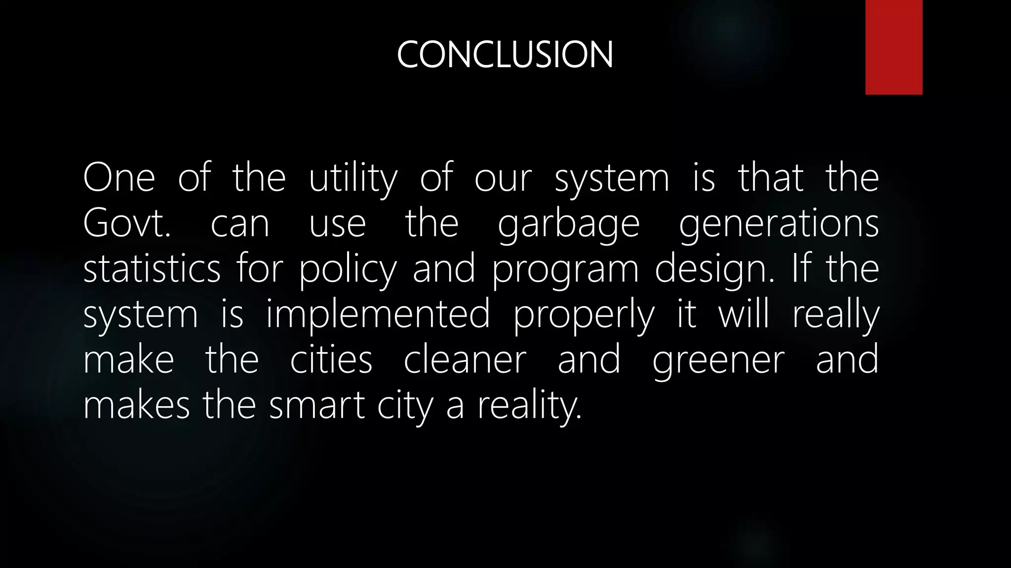 SMART DUSTBIN FOR SMART CITIES | PPTX SMART DUSTBIN FOR SMART CITIES | PPTX