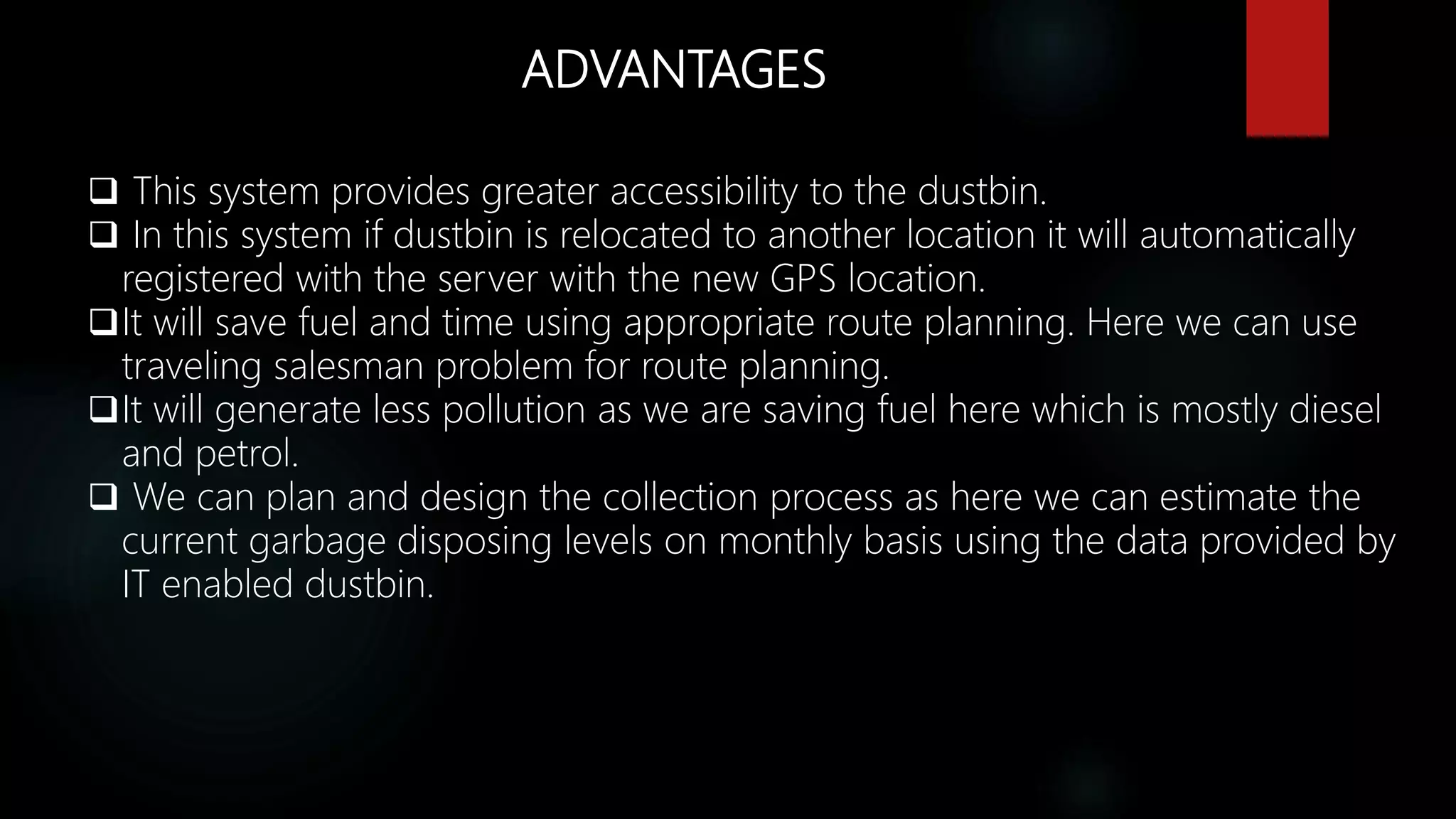 SMART DUSTBIN FOR SMART CITIES | PPTX