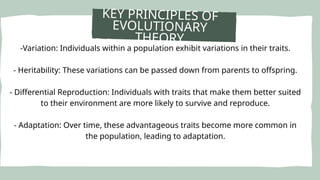 Evolutionary theory Values education ch. | PPT