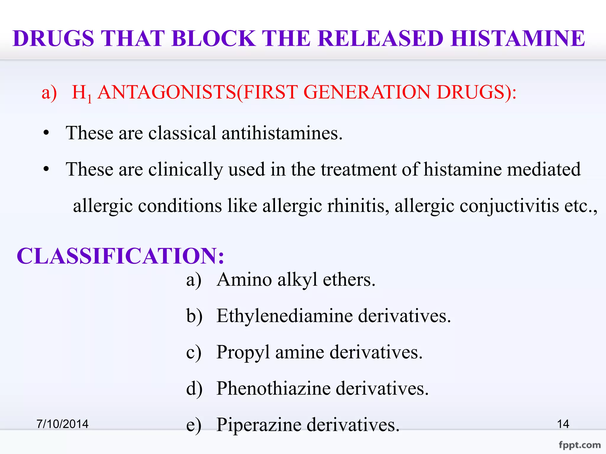 Antihistamines | PPTX