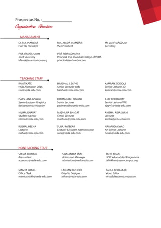 Veda final prospectus 2018-19 | PDF