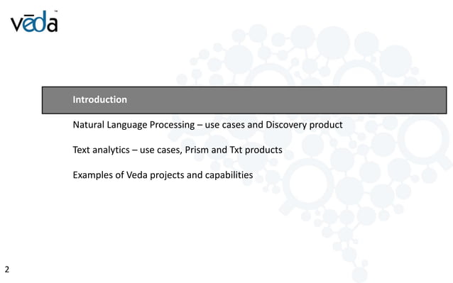 Veda Semantics - introduction document | PPT