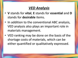 Ved anaylsis om ppt | PPTX | Logistics | Business