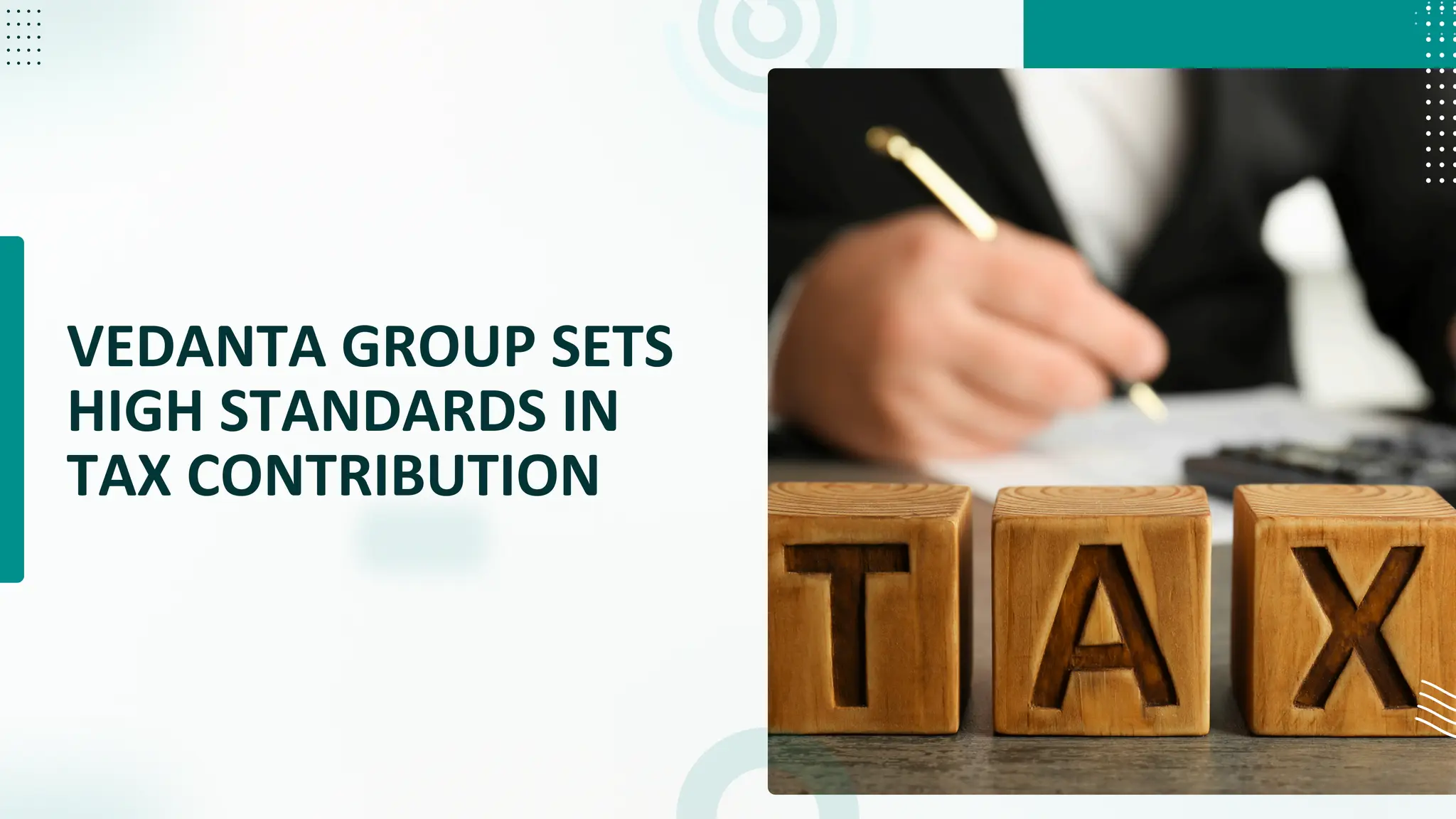 Vedanta Group Sets High Standards in Tax Contribution. | PDF