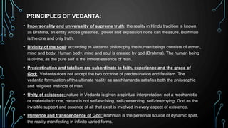 Vedanta Philosophy | PPTX