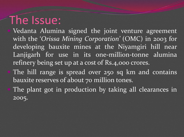 Vedanta resistance movement | PPTX | Commodities | Economy