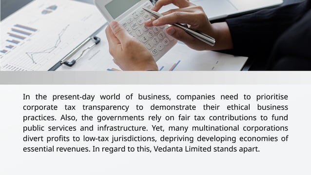 Vedanta’s Tax Transparency Report – A Testament to Governance and ...