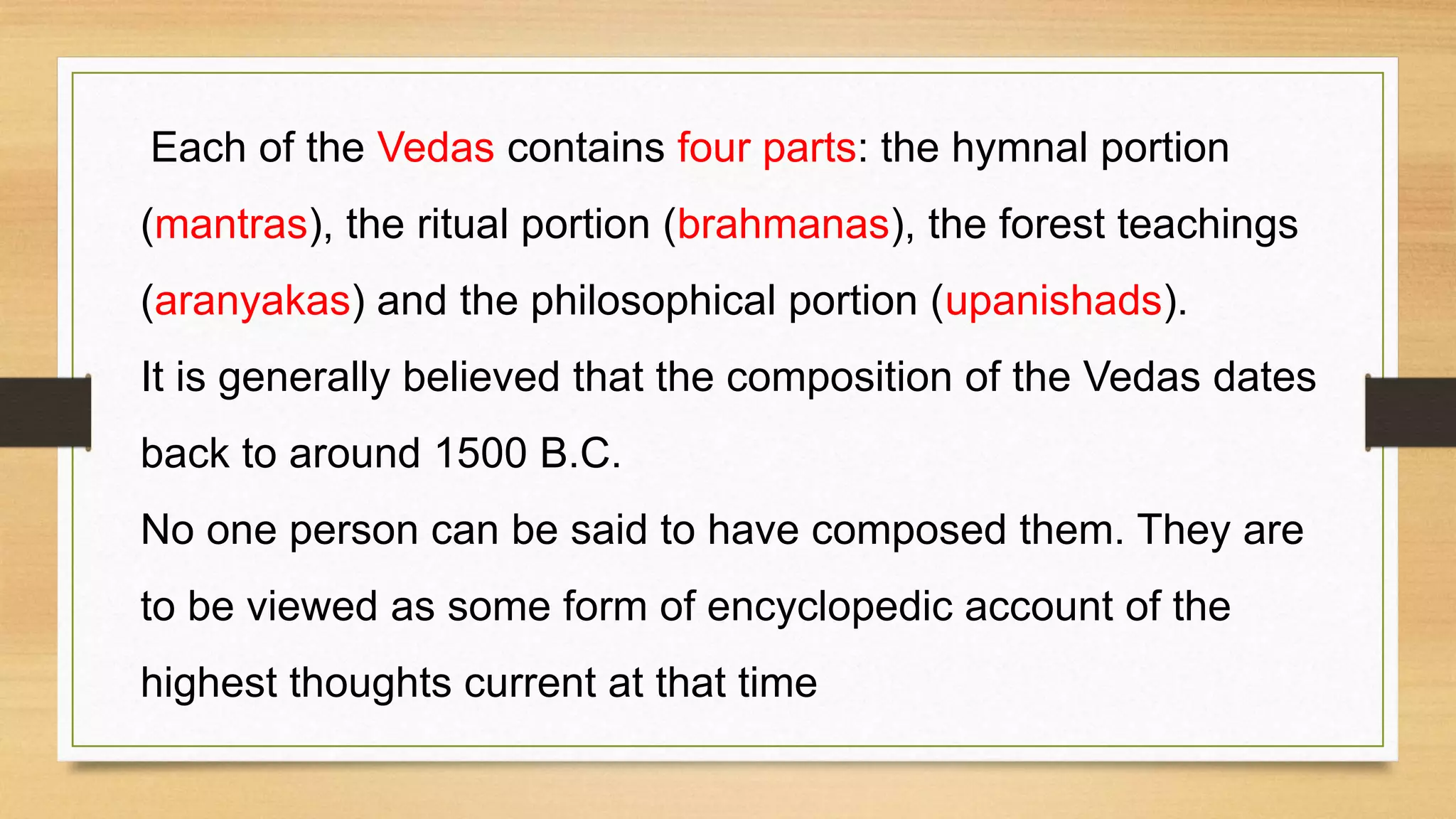 Vedas | PPTX