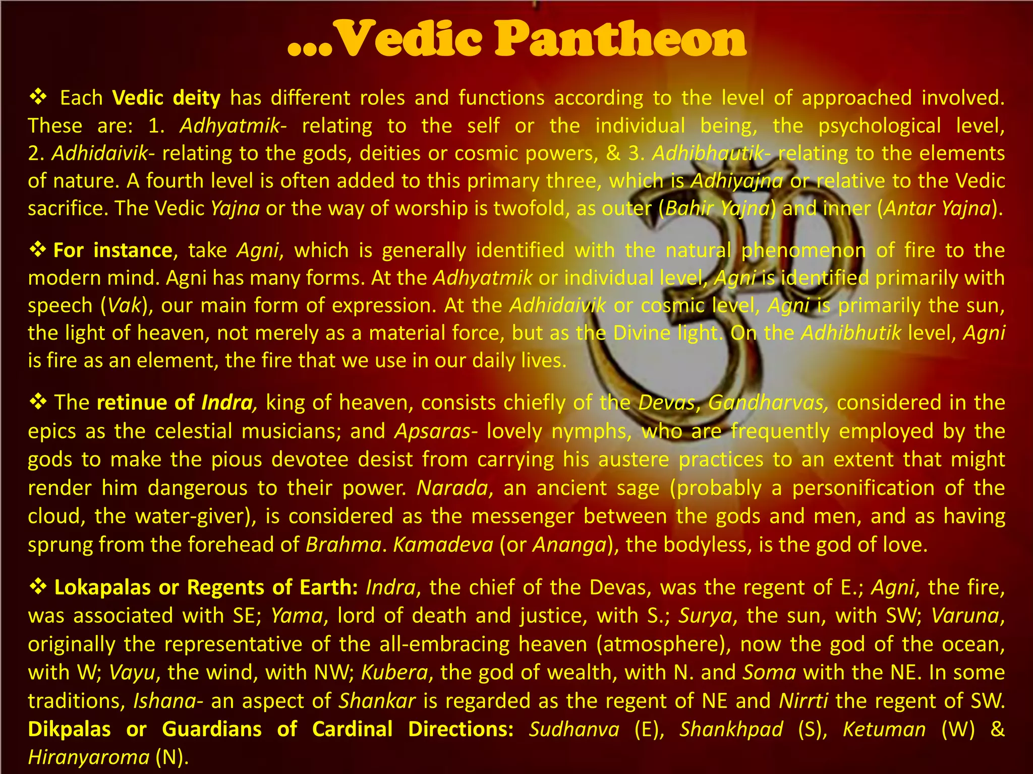 Vedas & vedic pantheon ppt | PDF
