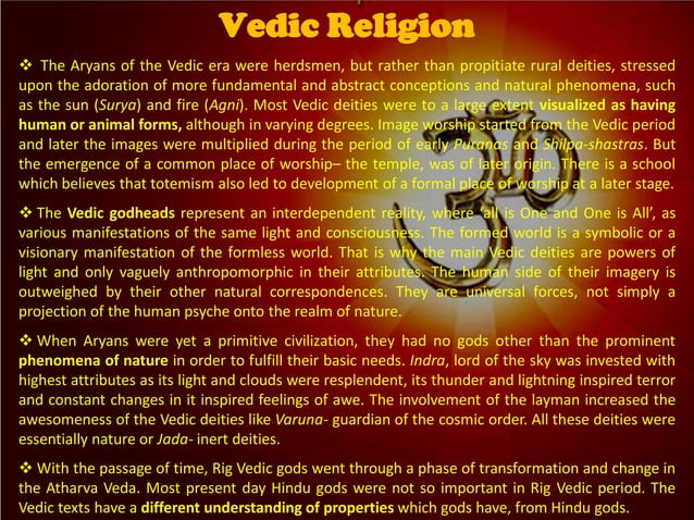 Vedas & vedic pantheon ppt | PDF