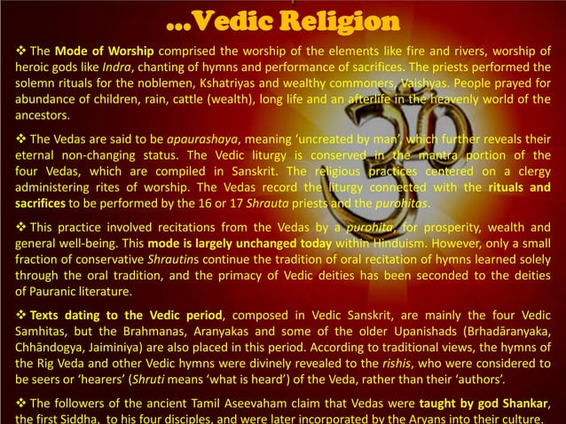Vedas & vedic pantheon ppt | PDF