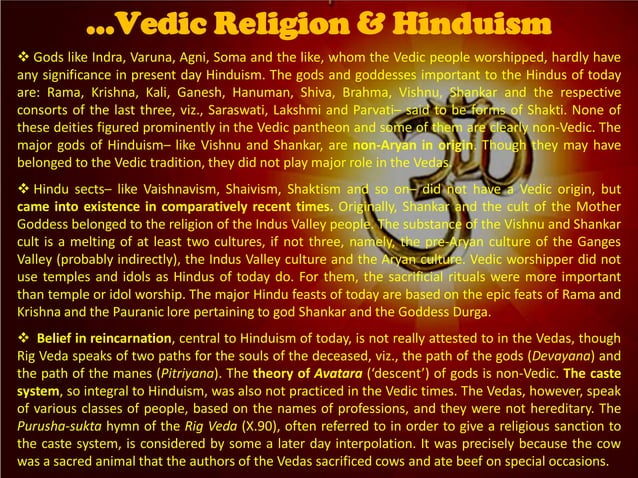 Vedas & vedic pantheon ppt | PDF