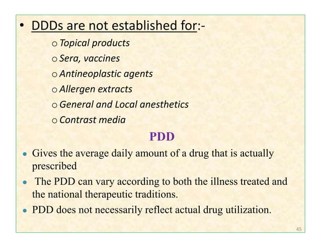 Drug Utilization Studies | PPTX | Substance Abuse | Diseases and Conditions