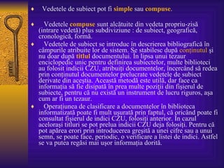 Vedete de subiect | PPT