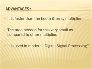 VEDIC MULTIPLIER FOR "FPGA" | PPT