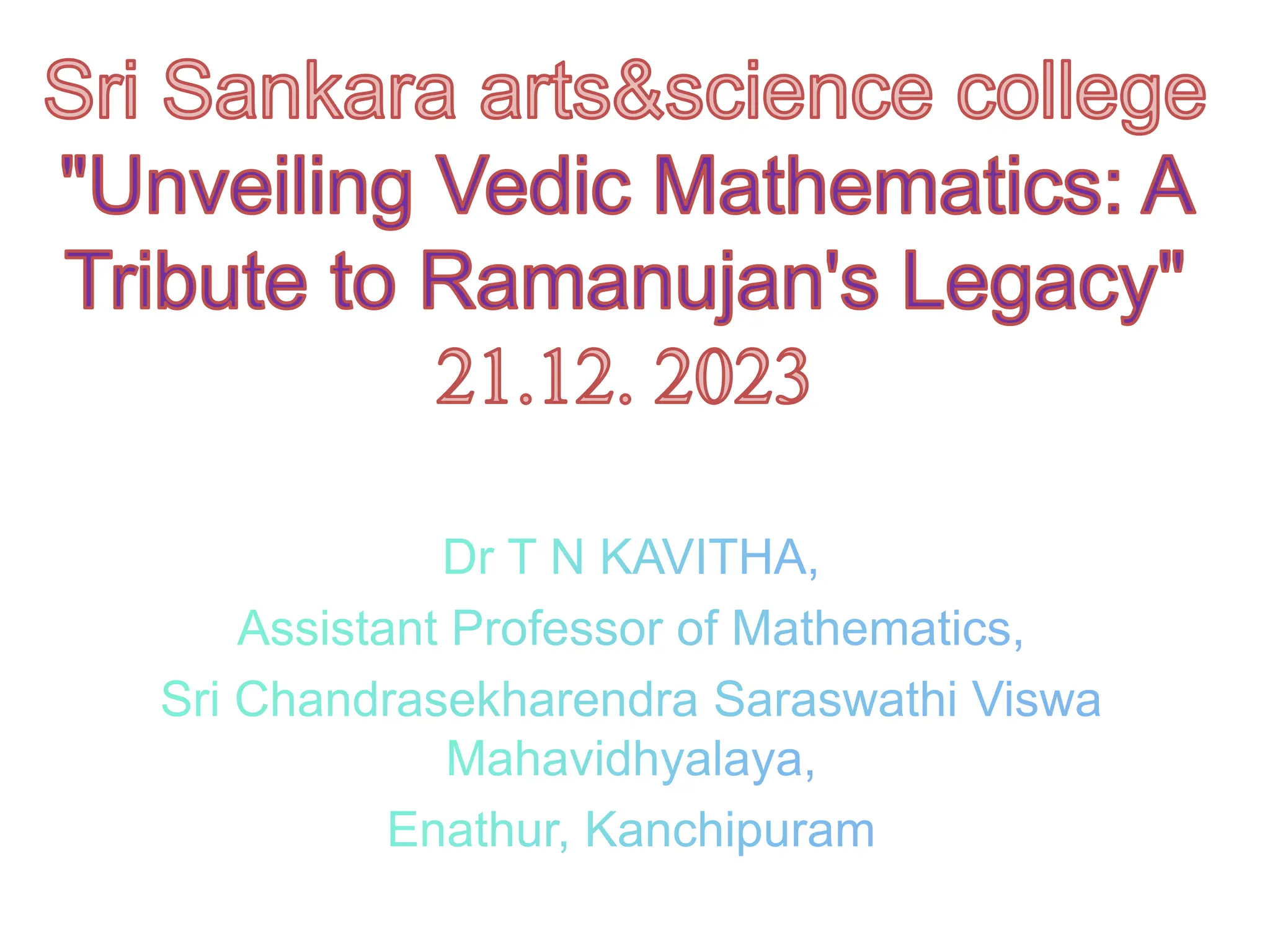 Vedic Mathematics 16 sutras with example problems | PPTX