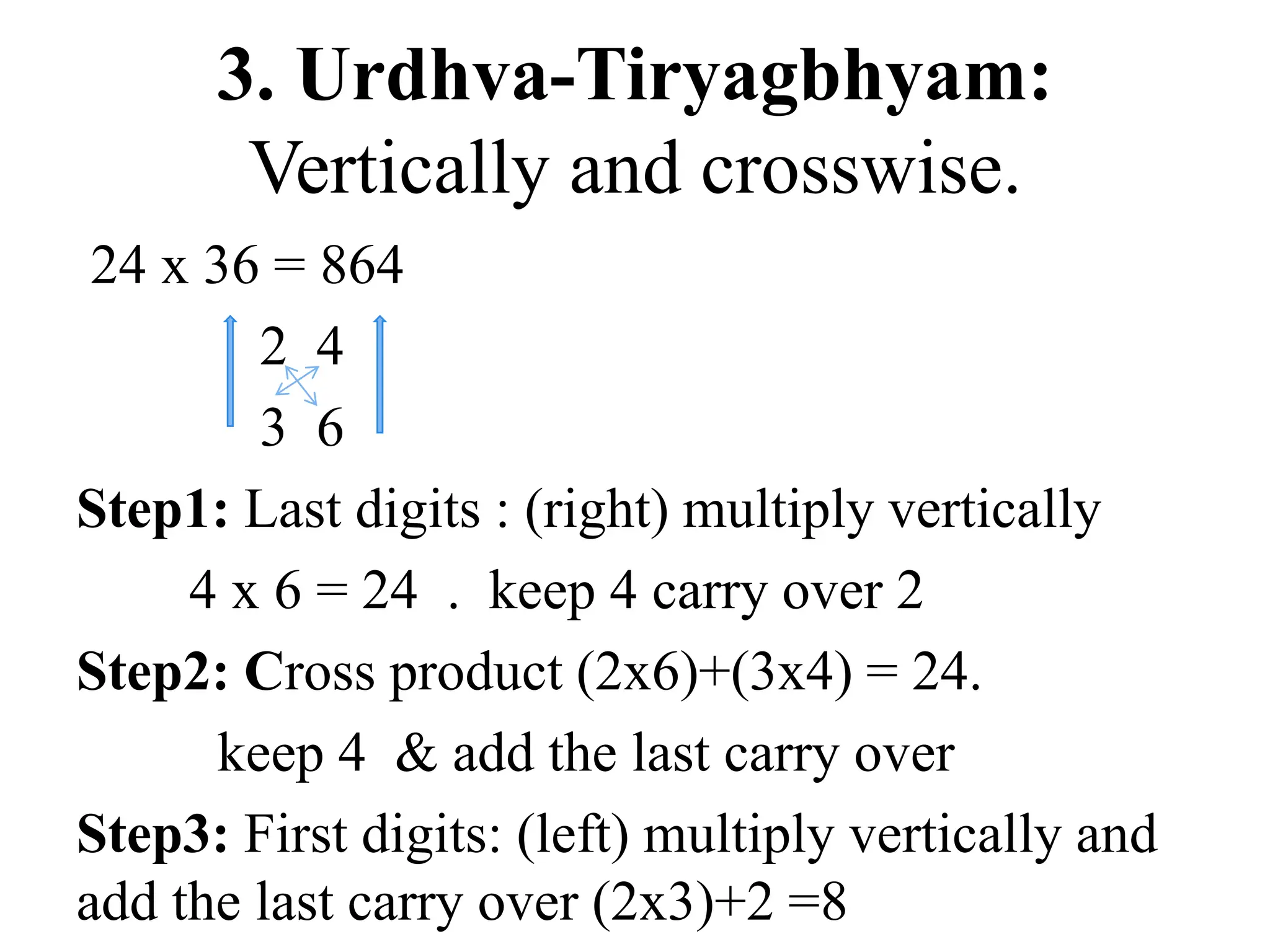 Vedic Mathematics 16 sutras with example problems | PPTX