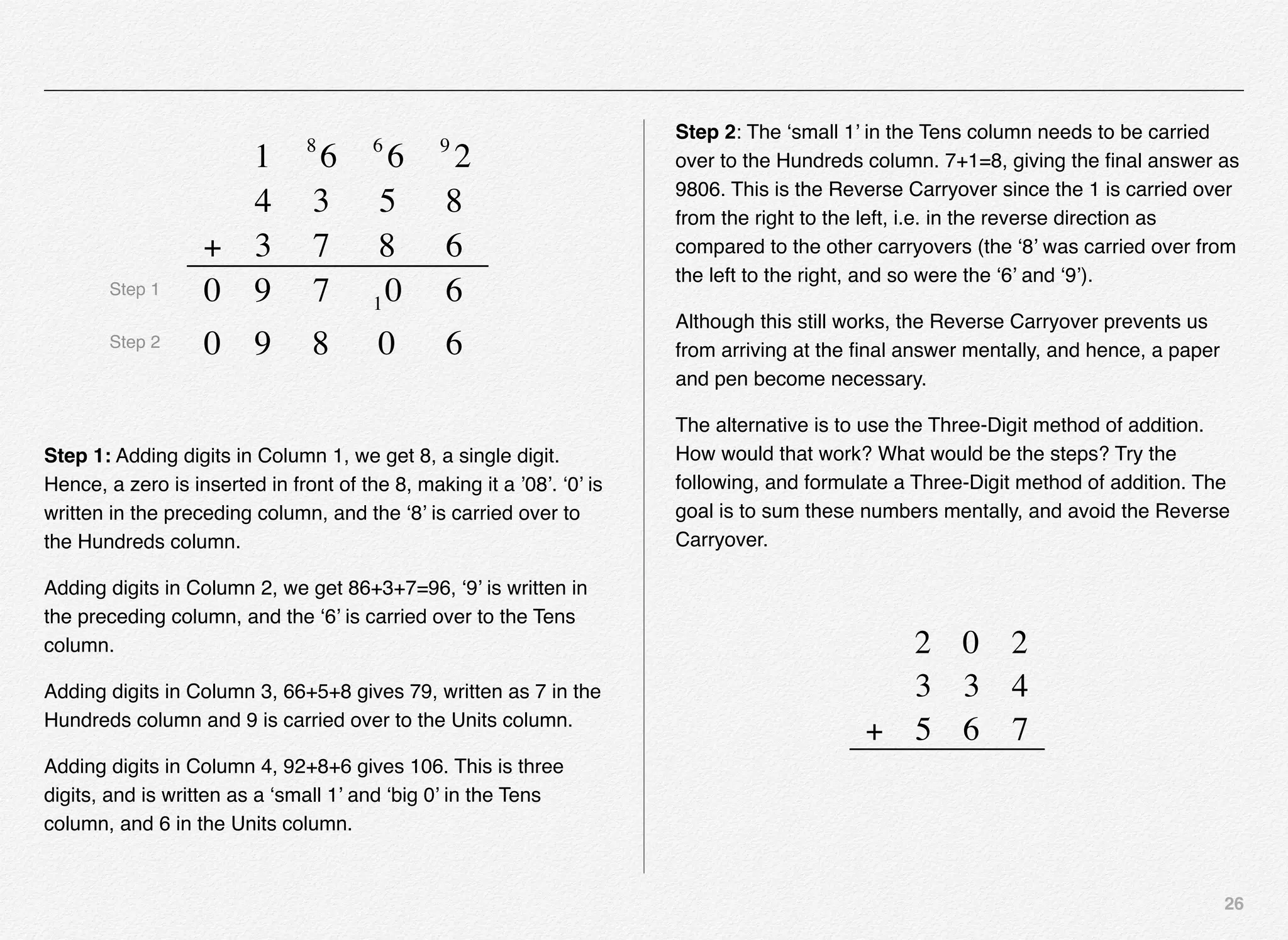 Vedic addition | PDF